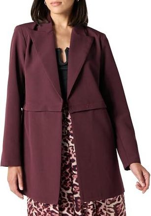 The Drop Convertible Blazer, Raisin, XS