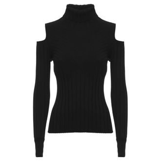 D.exterior Pullover mit hohem Kragen - - Knitwear - Damen - Schwarzk - XS
