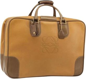 Loewe Sac de week-end Trunk Pre-owned - Femme - Pre-owned - Brun - Taille: ONE Size