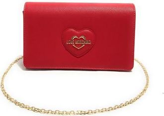 Love Moschino Borsa donna Love Moschino tracolla ecopelle saffiano rosso B25MO118 JC4268PP0LKL0500 Piccola