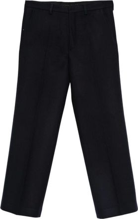 Dries Van Noten Homme, Pantalons, Bleu, Taille: S Straight Pantalons
