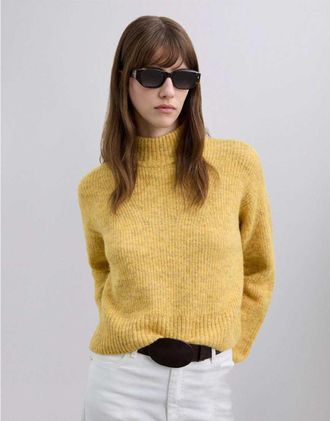 Scalpers Fluor - Pullover in Senfgelb