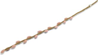 Én Gry & Sif künstliche Filzzweige, Flexibler Zweig, Stängel, Stengel, Blattzweige, Dekozweige aus Filz, künstliche Pflanze, Handmade, Fairtrade (Palmkätzchen rosé