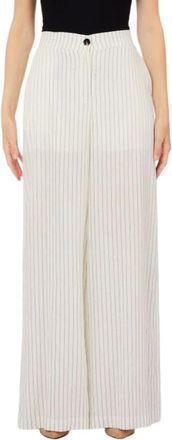 Liu Jo Femme, Pantalons, Blanc, Taille: 36 FR Wide Pantalons