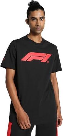 Puma T-Shirt Formula 1 Essentials avec Grand Logo pour Hommes - Noir - Taille: XL