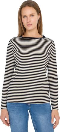 Cecil Gestreiftes Shirt universal Blue XXL