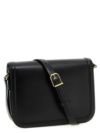 Valentino Garavani Mens Black Calfskin Shoulder Bag