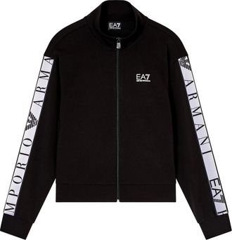 Emporio Armani Emporio Armani Ea7, Femme, Sweatshirts et sweats &agrave; capuche, Noir, Taille: 42 FR SweaT-shirt zipp&eacute; Dynamic Athlete