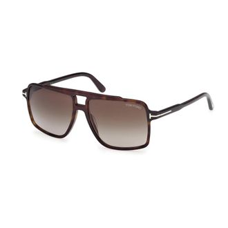 Tom Ford Kemp Sonnenbrille - - Accessories - Herren - Braun - 59 MM
