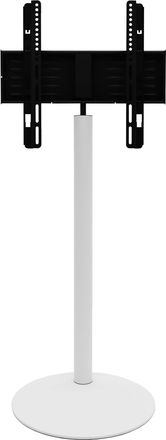 VCM TV Standfu&szlig; 32-70 Zoll/VESA max. 600x400 bis 40 kg/Runder Fernseh St&auml;nder aus Alu/TV Bodenst&auml;nder Ma&szlig;e ca. H. 100 x B. 55 x T. 45 cm/Fernsehstand Cirl