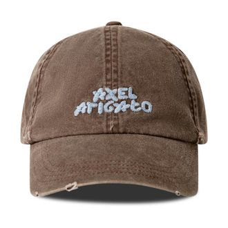 Axel Arigato unisex, Accessoires, Brun, Taille: ONE Size Casquette florale d&eacute;lav&eacute;e