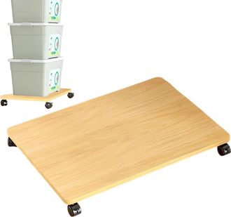 Generic Rollender Druckerwagen - mobiler St&auml;nder mit feststellbaren n, platzsparendes Aufbewahrungsregal f&uuml;r Drucker, Scanner und Heimger&auml;te | Ideal f&uuml;r Wasch