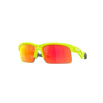 Oakley Homme, Accessoires, Jaune, Taille: 62 MM Lunettes de soleil de sport enveloppantes pour jeunes