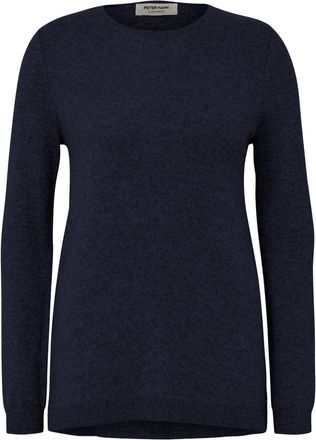 Peter Hahn Rundhals-Pullover aus 100% Premium-Kaschmir Peter Hahn blau