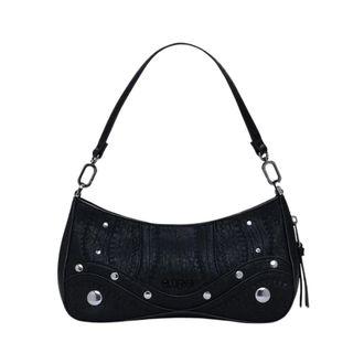Desigual Schwarze Damenhandtasche Embro Patch Alsacia - - Bags - Damen - Schwarzk - ONE SIZE
