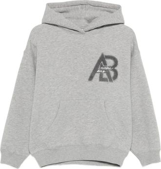 Anine Bing Femme, Sweatshirts et sweats &agrave; capuche, Gris, Taille: 38 FR Jaci Sweat &agrave; capuche Letterman