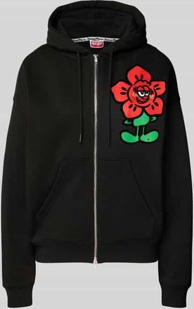 Kenzo Oversized Sweatjacke mit Rei&szlig;verschluss