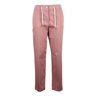 Eleventy Femme, Pantalons, Rose, Taille: 38 FR Pantalon Chino