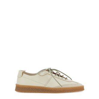Buttero Femme, Chaussures, Blanc, Taille: 36 EU Baskets en Cuir Italien pour Femmes
