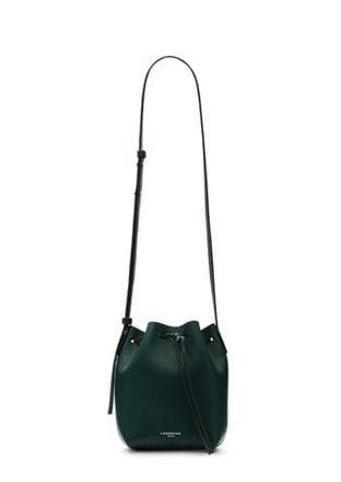 Liebeskind BERLIN Cuir sac &agrave; &eacute;paule bandouli&egrave;re Bucket Bag Mystic Blue bleu p&eacute;trole