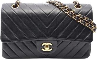 Chanel Sac bandouli&egrave;re vintage Pre-owned - Femme - Pre-owned - Noir - Taille: ONE Size