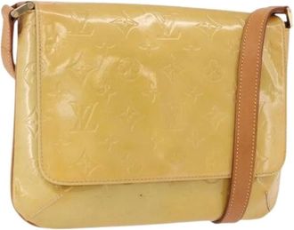 Louis Vuitton Pre-owned Sac Bandouli&egrave;re en Cuir Verni - Femme - Pre-owned - Jaune - Taille: ONE Size