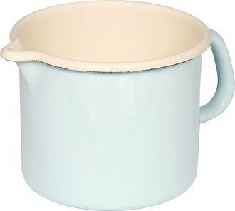 Riess 0041-006, Schnabeltopf 14, CLASSIC - BUNT/PASTELL, Farbe T&uuml;rkis, Durchmesser 14 cm, H&ouml;he 12.5 cm, Inhalt 1.7 Liter, Emaille, Induktion