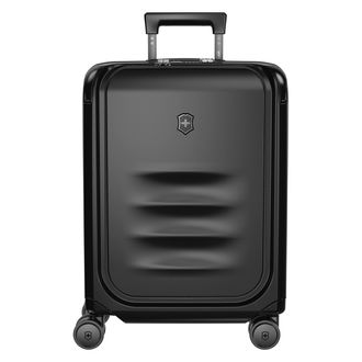 Victorinox by Swiss Army Spectra 3.0 Expandable Global Carry-On, Handgep&auml;ckkoffer Klein, Trolley mit 4 Rollen, 55x40x20 cm, 39-47 Liter, Erweiterbar, Schwarz