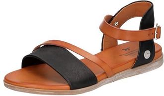 Mustang Jeans Sandales Mode Femme 1424-807, Pointure:39 EU, La Couleur:Noir