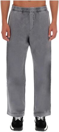 Versace Jeans Couture Cotton Straight Pantalons - Homme - Pantalons - Gris - Taille: S
