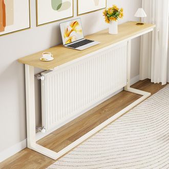 Generic Langes Heizk&ouml;rperregal, Heizk&ouml;rpertisch, Sofatisch Hinter Der Couch for Wohnzimmer, Schlafzimmer, B&uuml;ro, Heizung, Dekorativ(Beige,80x15cm/31.5x6in)