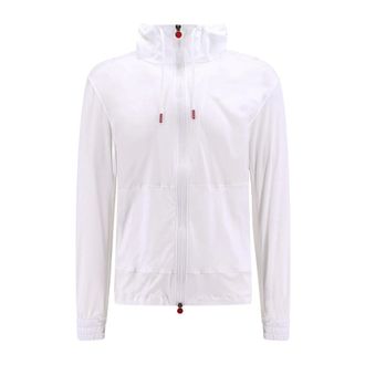 Kiton Homme, Sweatshirts et sweats &agrave; capuche, Blanc, Taille: S SweaT-shirt &agrave; capuche zipp&eacute; en coton premium