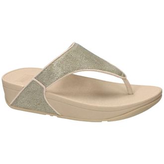FitFlop Lulu Shimmerglitz Zehensteg - - Shoes - Damen - Gelb - 41 EU