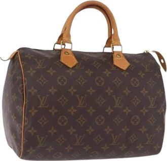 Louis Vuitton Pre-owned Sac &agrave; main en toile Monogram - Femme - Pre-owned - Brun - Taille: ONE Size