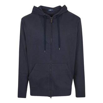 Herno Homme, Sweatshirts et sweats &agrave; capuche, Bleu, Taille: XL SweaT-shirt zipp&eacute;