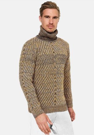 Rusty Neal Strickpullover im angesagten Kontrast-Design