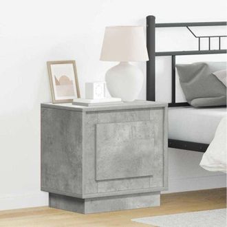 vidaXL Cabinet de chevet avec 2 pcs Gris béton 44 x 34,5 x 45 cm Vidaxl