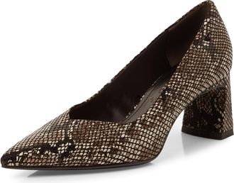 Tamaris Damen Pumps Vegan schwarz 37