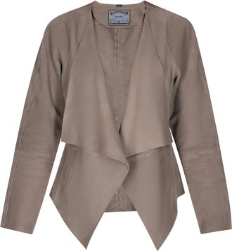 Dreimaster Dreimaster Jacke Frauen taupe grau