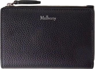 Mulberry Femme, Accessoires, Noir, Taille: ONE Size Rl8045-205A100 Petit Portefeuille Classic Grain