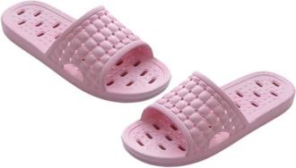 Frcolor Pantoufles de Bain Unisexes Légères avec Drainage Semelle Antidérapante Texturée pour Salle de Bain Intérieur et Piscine