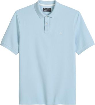 Marc O'Polo Piqu&eacute;-Poloshirt aus Bio-Baumwolle mit Label-Stickerei, Regular Fit in
