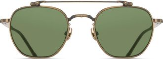Matsuda M3148 Runde Sonnenbrille - - Accessories - unisex - Grau - 48 MM