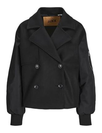 Jack & Jones Jxharper Veste de Motard Mixte OTW Jacket, Noir, M Femme