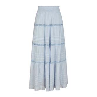Neo Noir Felicia S Voile Skirt - - Skirts - Damen - Blau - M