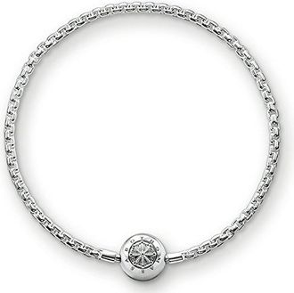 Thomas Sabo Femmes Hommes-Bracelet Karma Beads Argent Sterling 925 Longeur 16 cm KA0001-001-12-L17