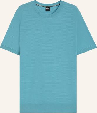 HUGO BOSS Pullover H-Ianni Regular Fit blau