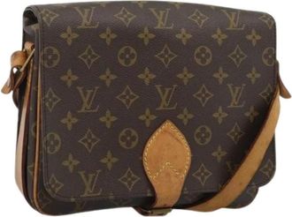 Louis Vuitton Sac bandouli&egrave;re Monogram en toile Pre-owned - Femme - Pre-owned - Brun - Taille: ONE Size