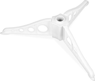 BESPORTBLE Weihnachtsbaumständer Kunststoff Weiß Abnehmbar Stabiler Standfuß 15cm Dreieckige Struktur Weihnachtsbaumhalter Ersatzsockel für Künstlichen Baum Zuha