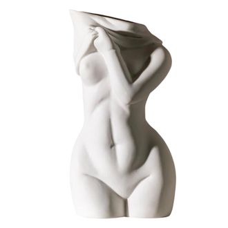 Generic K&ouml;rpervase f&uuml;r Frauen - Neuheit Blument&ouml;pfe, Kunstharz-K&ouml;rpervase | Frauenk&ouml;rper geformte Blumenstrau&szlig;vase, Frauen anatomische Form, Pflanzgef&auml;&szlig; Blume